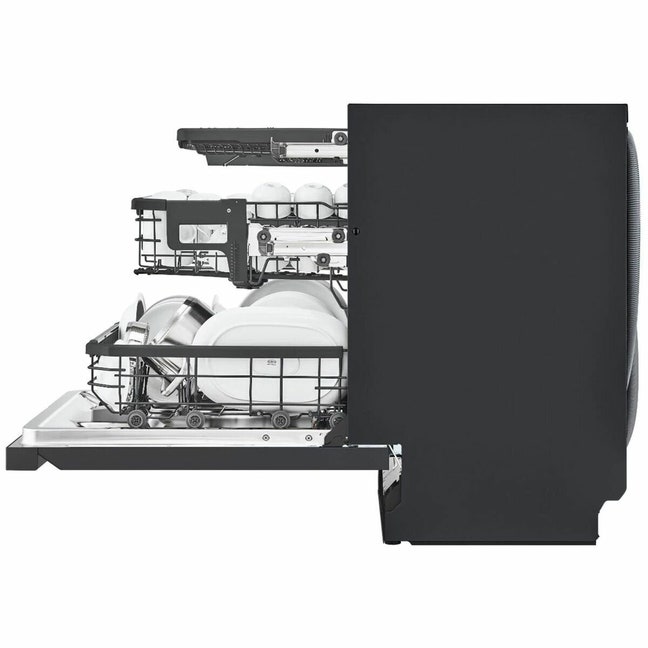 LG 60cm 15 Place QuadWash Built Under Dishwasher Matte Black with ...