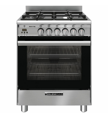 Glem 60cm Gas Oven & Cooktop Freestanding Oven with Electric Grill ...