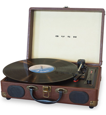 Bush BRT103EUSB Mini Portable Turntable | Appliances Online