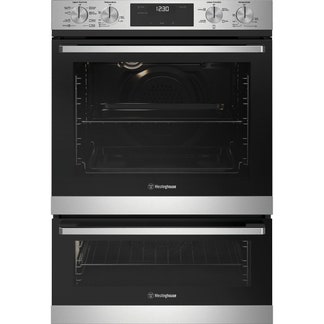 Westinghouse 60cm Multi-Function Double Oven Stainless Steel WVE6525SD ...