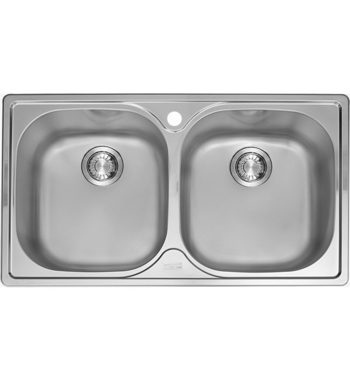 Franke Aurora Double Bowl Sink PFX620B | Appliances Online