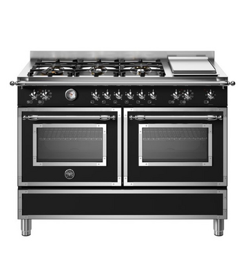 Bertazzoni 120cm Heritage Series 6 Burner + Griddle Plate Matte Black ...