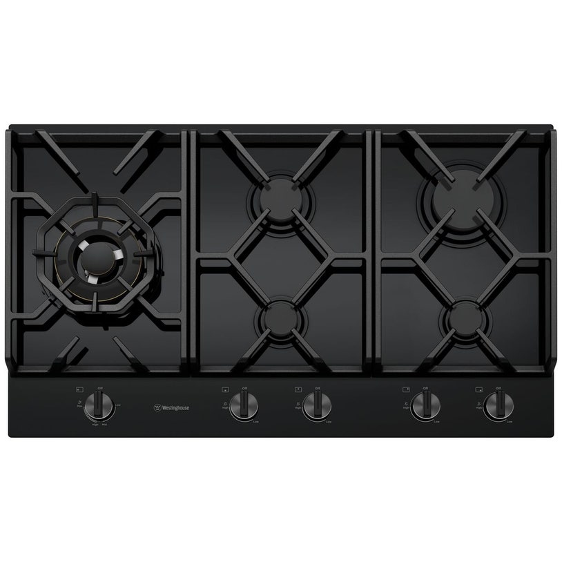 Westinghouse 90cm 5 Burner Gas Cooktop WHG959BD | Appliances Online