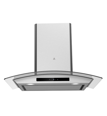 Trinity 75cm Curved Glass Stainless Steel Canopy Rangehood TR50275 ...