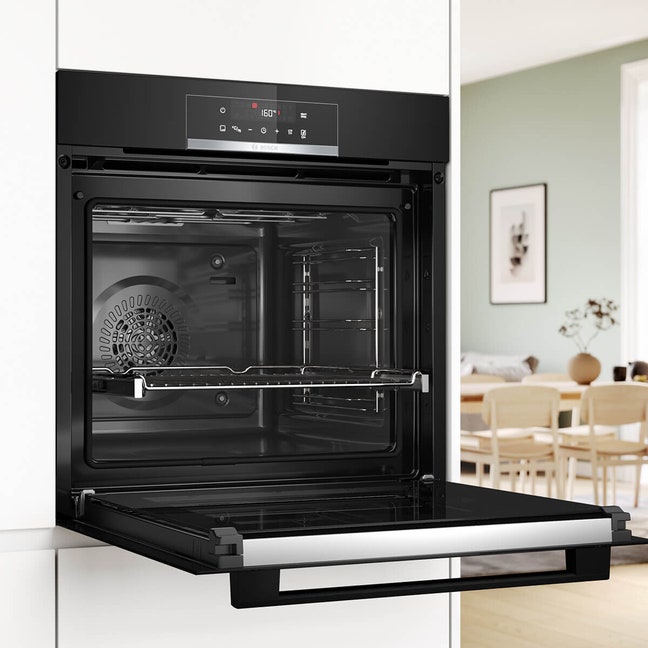 Bosch 60cm Series 6 Pyrolytic Built-in Oven Black HBA572EB3A ...