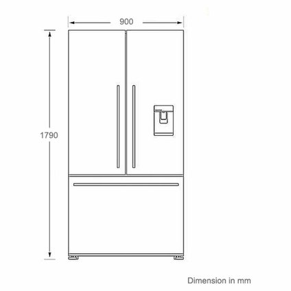 Fisher & Paykel Series 7 569L French Door Refrigerator with Ice and ...
