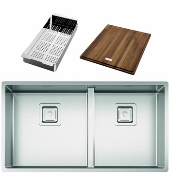 Artinox Radius Mose Double Bowl Sink with Accessories RAACCM5034 ...