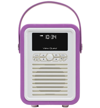 View Quest VQ-MINI-RO Retro Mini DAB+ FM Radio with Bluetooth ...
