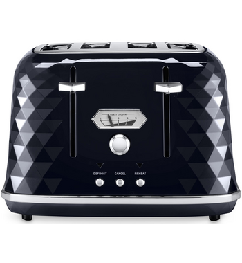 Delonghi CTJX4003BK Brillante 4 Slice Toaster | Appliances Online