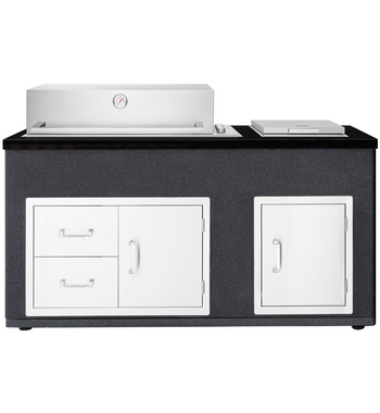 Beefeater BOKS100A Natural Gas Outdoor Kitchen with BBQ & Side Burner ...