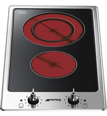 Smeg 30cm Classic Aesthetic Ceramic Cooktop PGA32C | Appliances Online