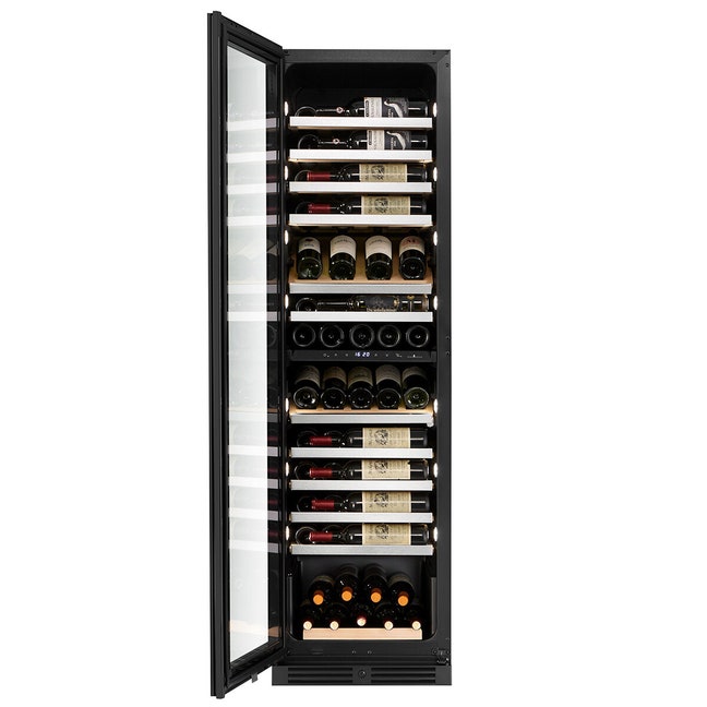 KingsBottle Atelier Duo 86 Bottle Dual Zone Wine Fridge Left Hinge ...