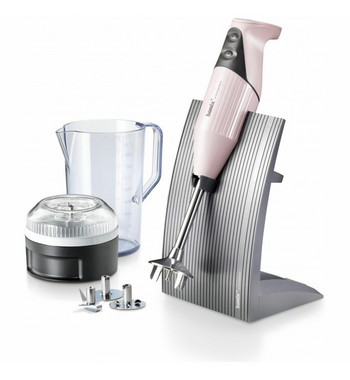 Bamix ColourLine Immersion Blender 200W Baby Pink 76061 | Appliances Online