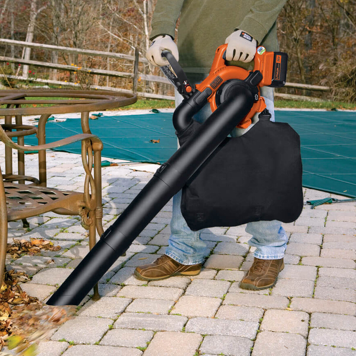 Black and decker outdoor vacuum store