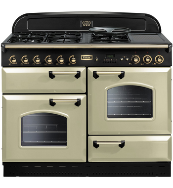 Falcon CLAS110DFFCR-BRLPG 110cm Freestanding Dual Fuel Oven/Stove ...