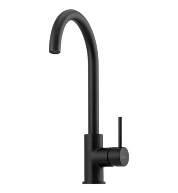 Oliveri Venice Goose Neck Mixer Tap Matte Black VE520FMB | Appliances ...