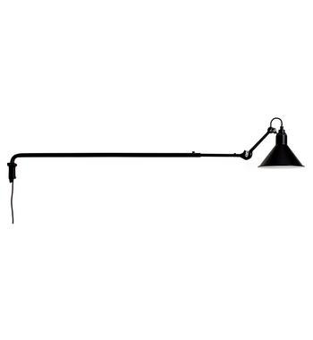 DCW Editions Gras 213 Wall Light - Conic Black 213BL | Appliances Online