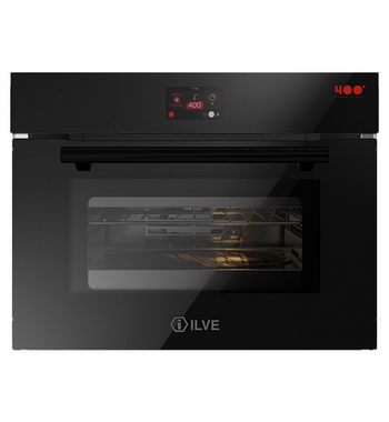 ILVE 60cm Professional Plus Built-In Black Oven 645SZTCT4BK ...