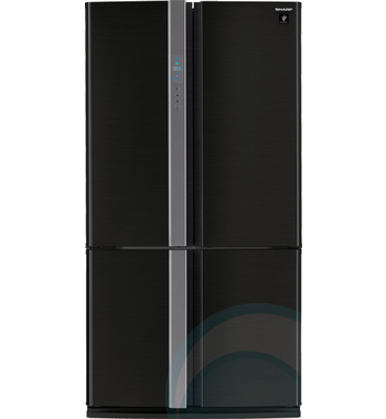 624L Sharp French Door Fridge SJFP624VBK | Appliances Online