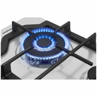Westinghouse 60cm 4 Burner Natural Gas Cooktop Stainless Steel WHG644SC ...