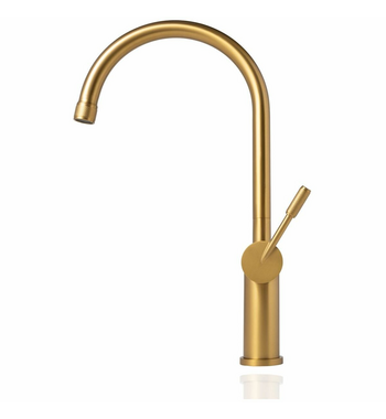 Titan Essentials Gooseneck Kitchen Mixer Tap - Royal Gold TTRY2 ...