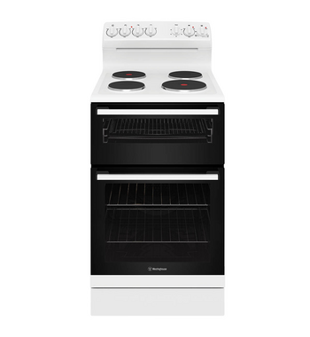 Westinghouse 54cm Fan Forced Electric Freestanding Oven White WLE532WC ...