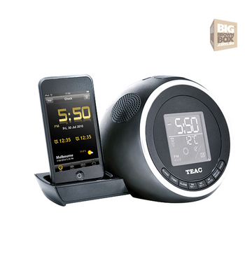 Teac Stereo Clock Radio with iPhone Dock - CRX300iP | Appliances Online