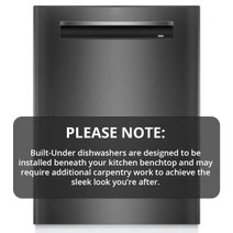 Bosch 60cm Series 6 Underbench Dishwasher Black Inox SMP6HCB01A ...