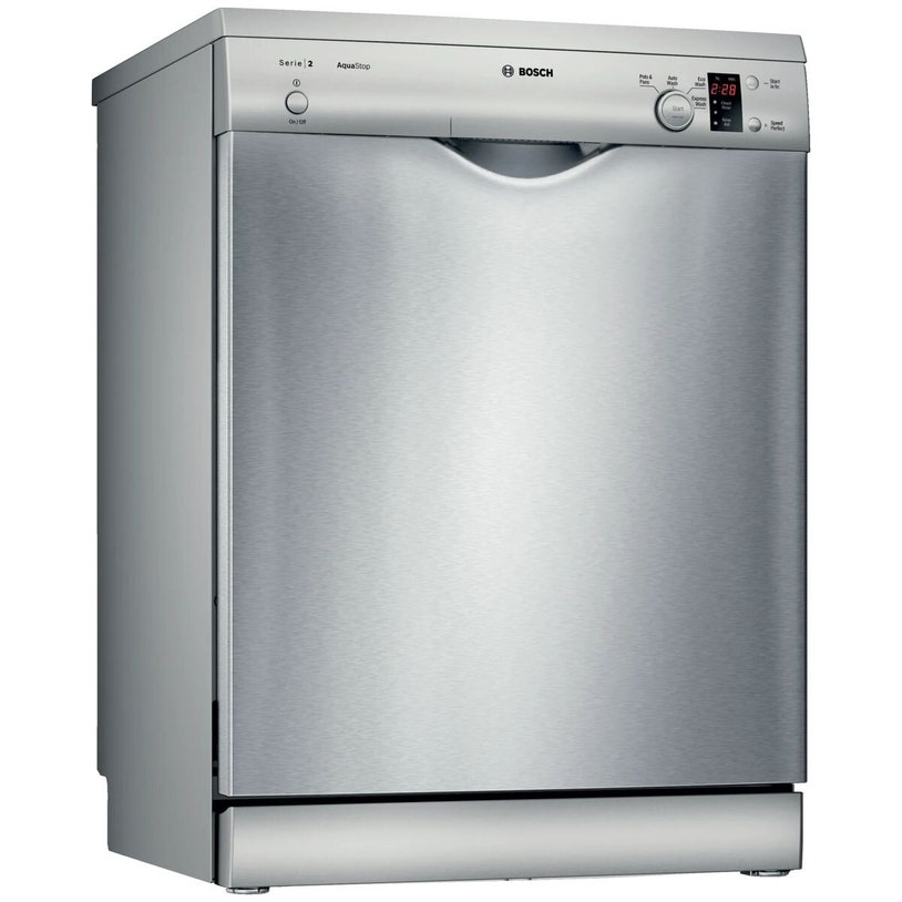 Bosch 60cm Series 2 Freestanding Silver Dishwasher SMS24AI01A ...