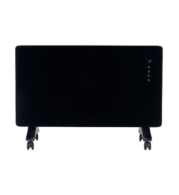 Airo 1500W Panel Heater Black Glass APH15E | Appliances Online