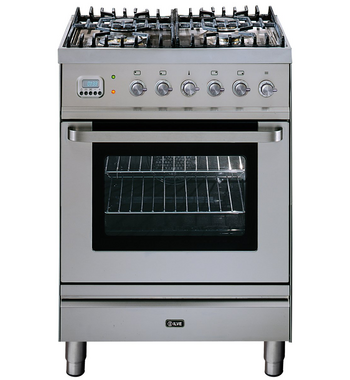 ILVE T60LMP 60cm Freestanding Dual Fuel Oven/Stove | Appliances Online
