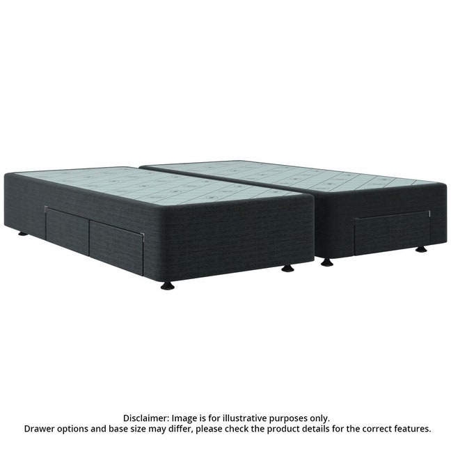 Sealy Spacesaver Super Queen Split Bed Base Front Drawer / Right Drawer ...