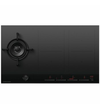 Fisher & Paykel Series 9 90cm Natural Gas Wok Burner and Induction ...