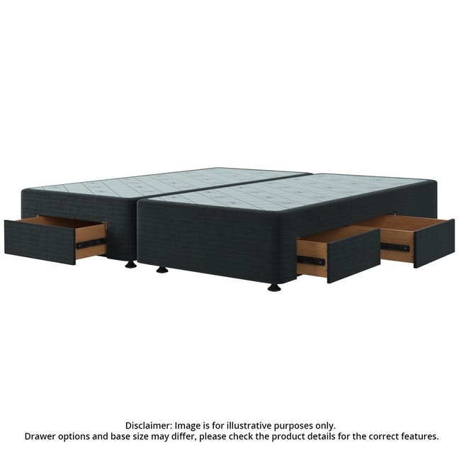 Sealy Spacesaver Super Queen Split Bed Base Front Drawer / Right Drawer ...
