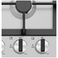 Westinghouse 60cm 4 Burner Natural Gas Cooktop Stainless Steel WHG644SC ...