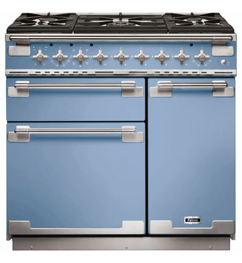 Falcon 90cm Elise Freestanding Dual Fuel Oven/Stove China Blue and ...