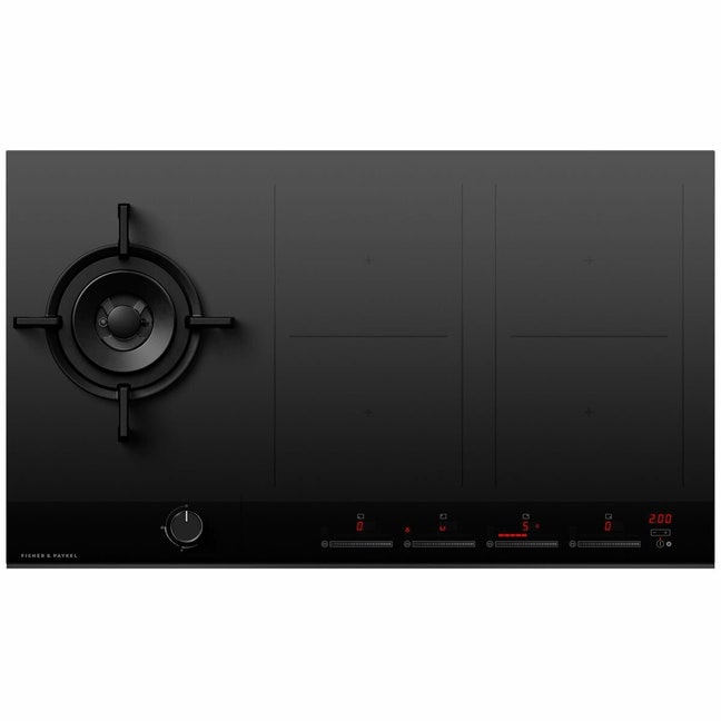 Fisher & Paykel Series 9 90cm Natural Gas Wok Burner and Induction ...