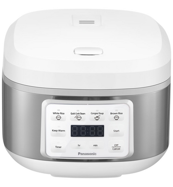 Panasonic 8-Cup Rice & Multi Cooker SR-DA152WST | Appliances Online