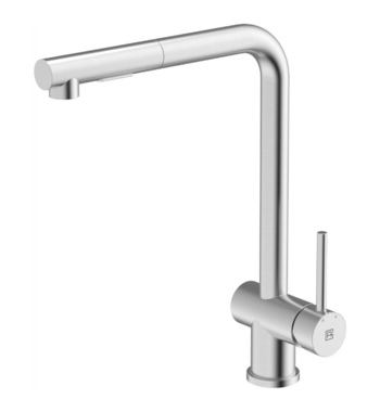 Gareth Ashton Square Neck Mixer Tap Brushed Stainless Steel KTA030BR ...