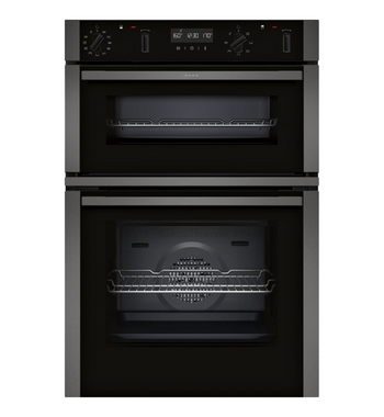 NEFF 60cm Graphite Grey Double Pyrolytic Oven U2ACH7AG7A | Appliances ...