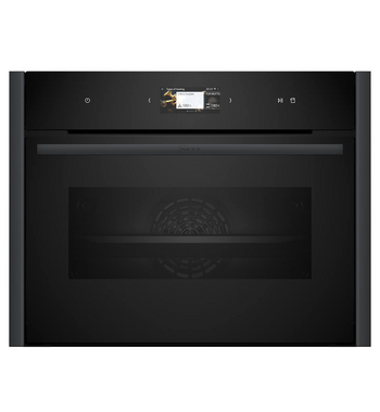 NEFF N90 Flex Design 60cm Compact Oven with Steam Anthracite Grey ...