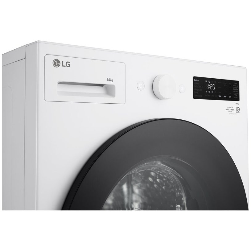 LG XL Series 14kg AI Front Load Washing Machine Matte White WXLS-1014WX ...