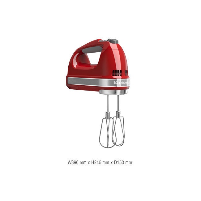 KitchenAid KHM926 Artisan Hand Mixer Empire Red 93810 | Appliances Online