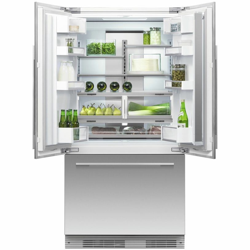 Fisher & Paykel Series 7 476L Integrated French Door Refrigerator with ...
