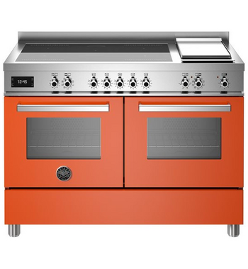 Bertazzoni 120cm Induction Cooktop & Griddle Plate Freestanding Double ...