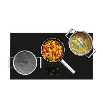 Smeg 93cm Linea Induction Cooktop SIA1963D | Appliances Online