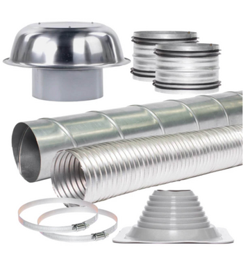 Sirius EASYROOF200M 200mm Metal Roof Ducting Kit | Appliances Online
