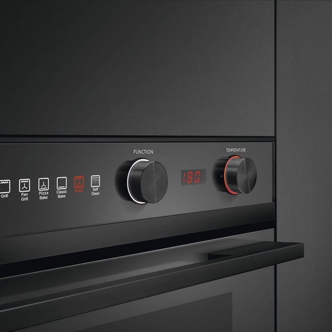 Fisher & Paykel 60cm Series 7 Pyrolytic Built-In Oven Black OB60SD9PB1 ...