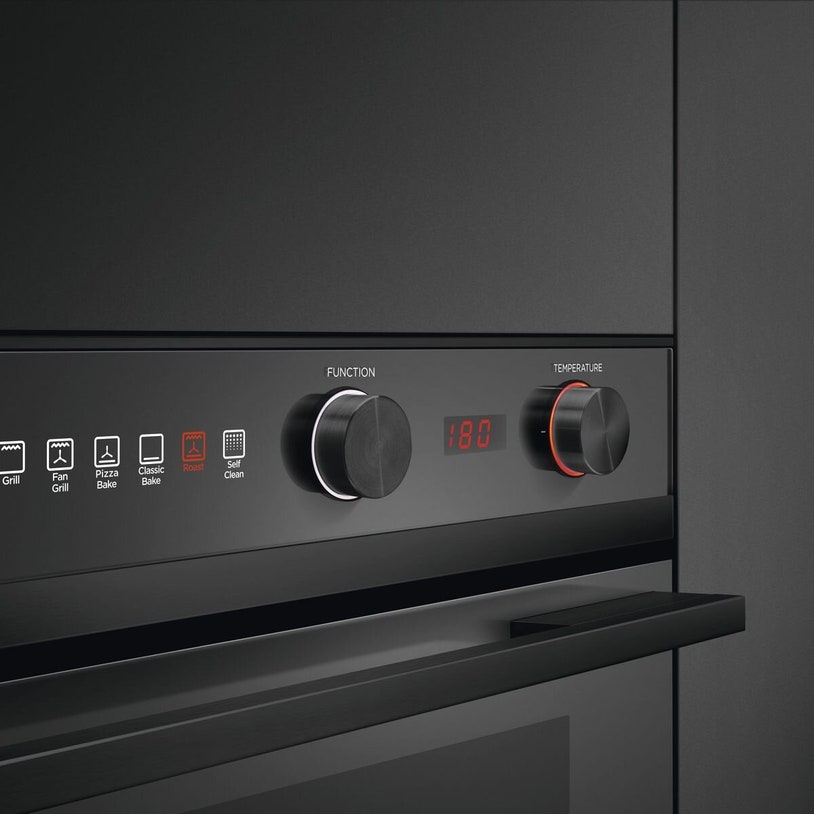 Fisher & Paykel 60cm Series 7 Pyrolytic Built-In Oven Black OB60SD9PB1 ...