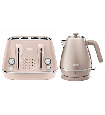 DeLonghi Distinta Pearla Breakfast Pack Rose KBIN2001PKPK | Appliances ...